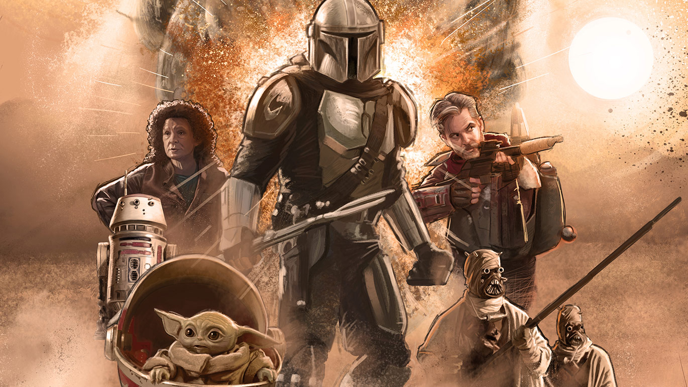 The Mandalorian Key Art / Poster | FamousFrames