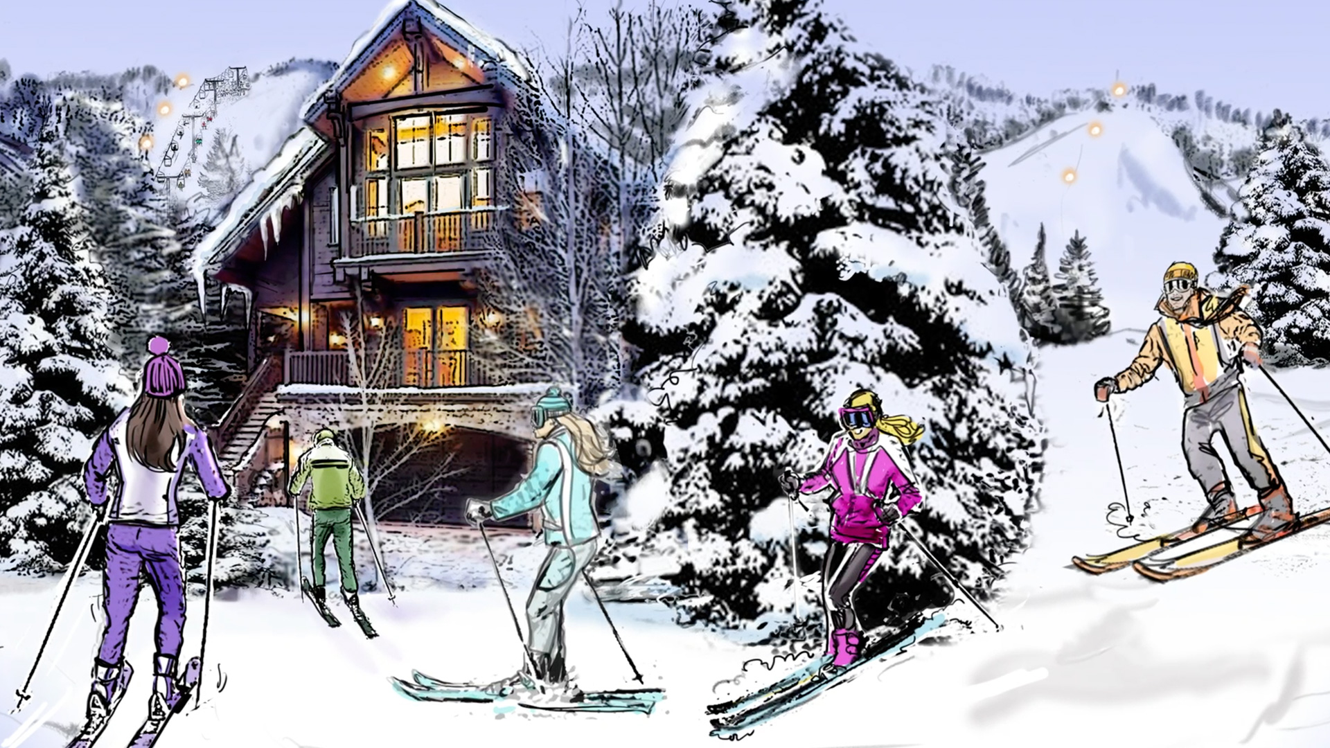 VRBO 'Ski Cabin' | FamousFrames