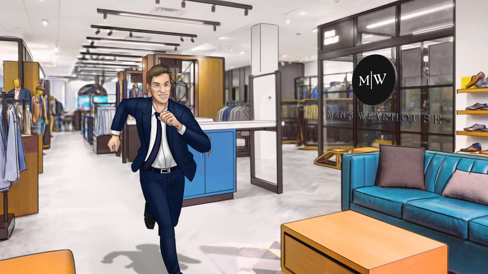 Men's Warehouse - Power Suit | FamousFrames