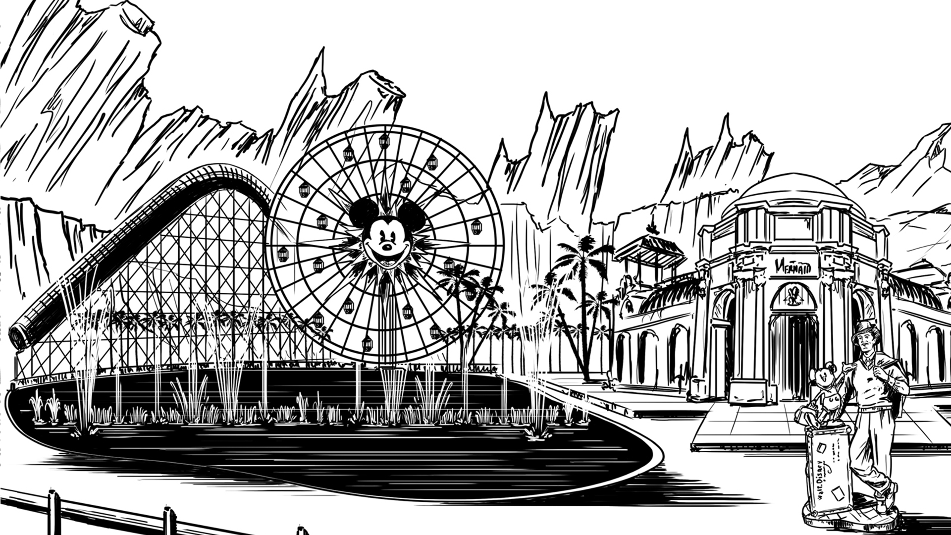 Disneyland | Famous Frames Storyboard Artists | Los Angeles