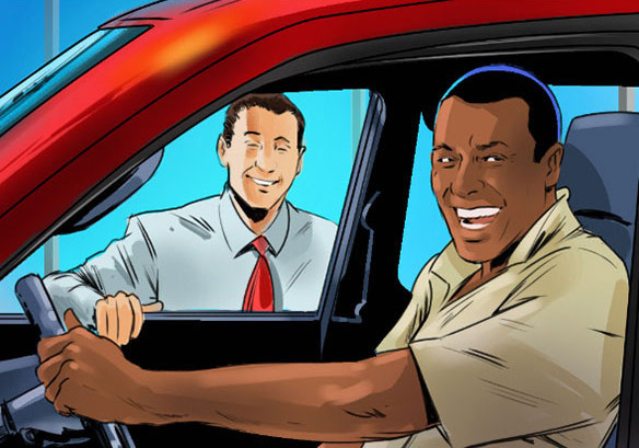 New Car Owners | Famous Frames Storyboard Artists | Los Angeles