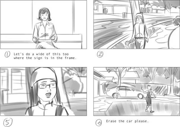 Walking Home | Famous Frames Storyboard Artists | Los Angeles