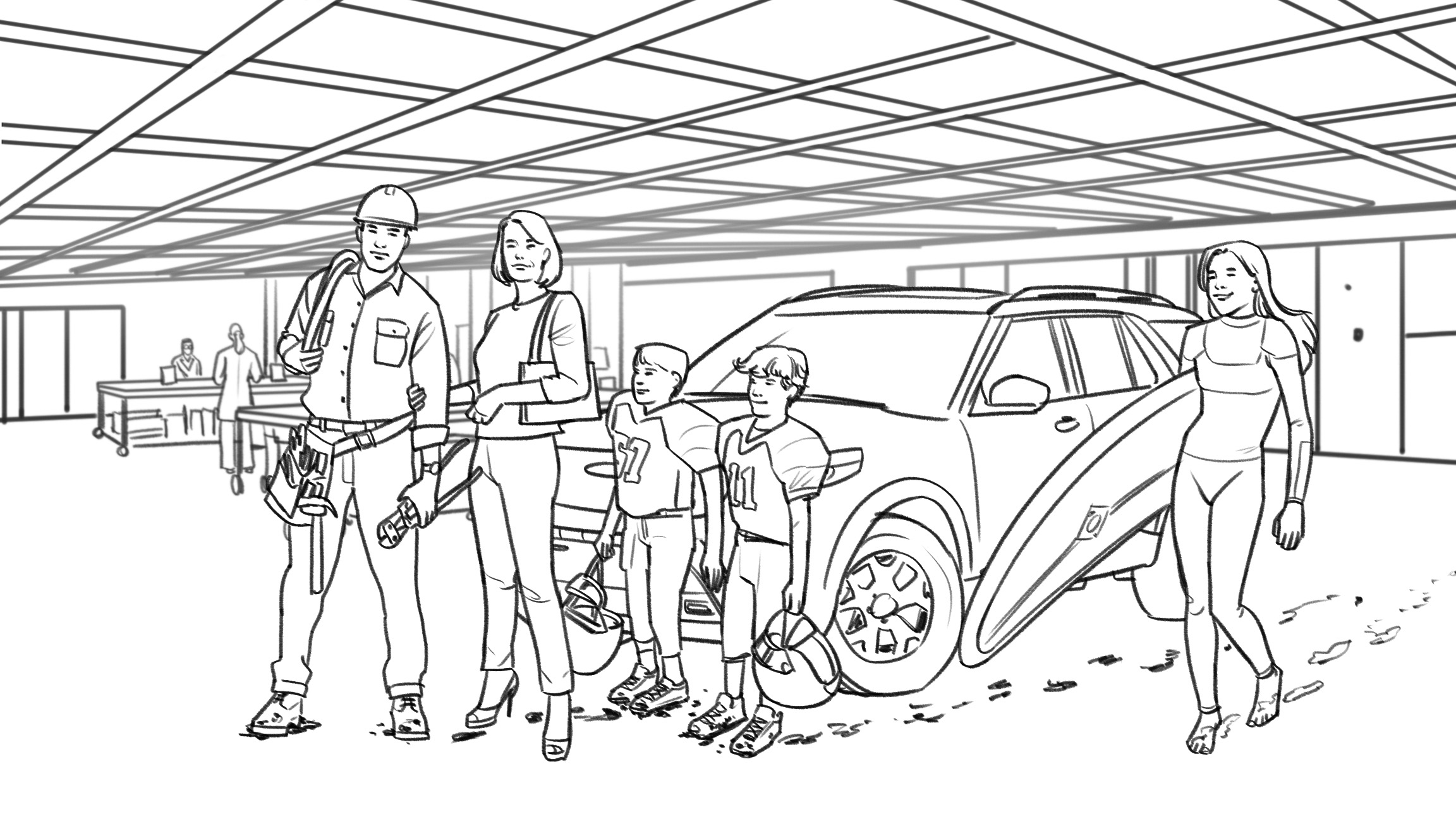 Husky Liners | Famous Frames Storyboard Artists | Los Angeles